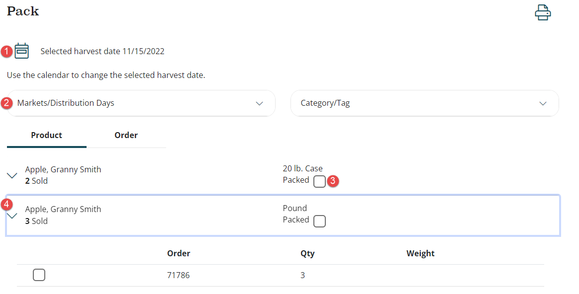 Packing and Delivering Orders – Local Food Marketplace